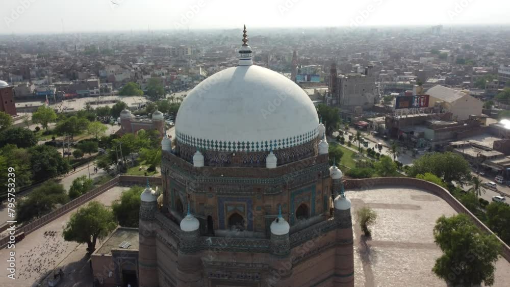 Ariel View of Tomb of Hazrat Shah Rukn-e-Alam in Multan The City Of ...