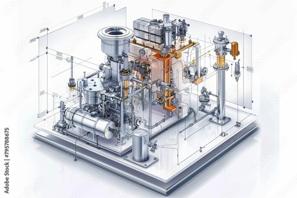 mass spectrometer schematic for atomic mass measurement illustration ...