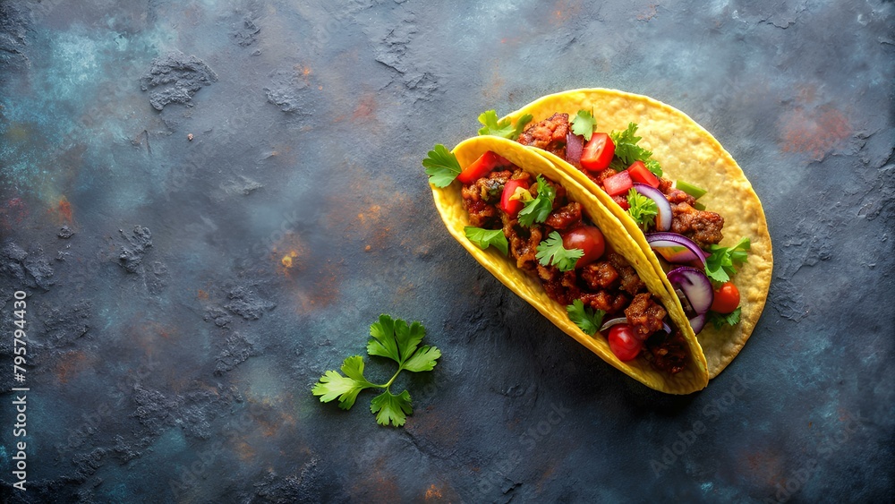 Taste the Fiesta Taco Border Background Bring the Spirit of Cinco de ...