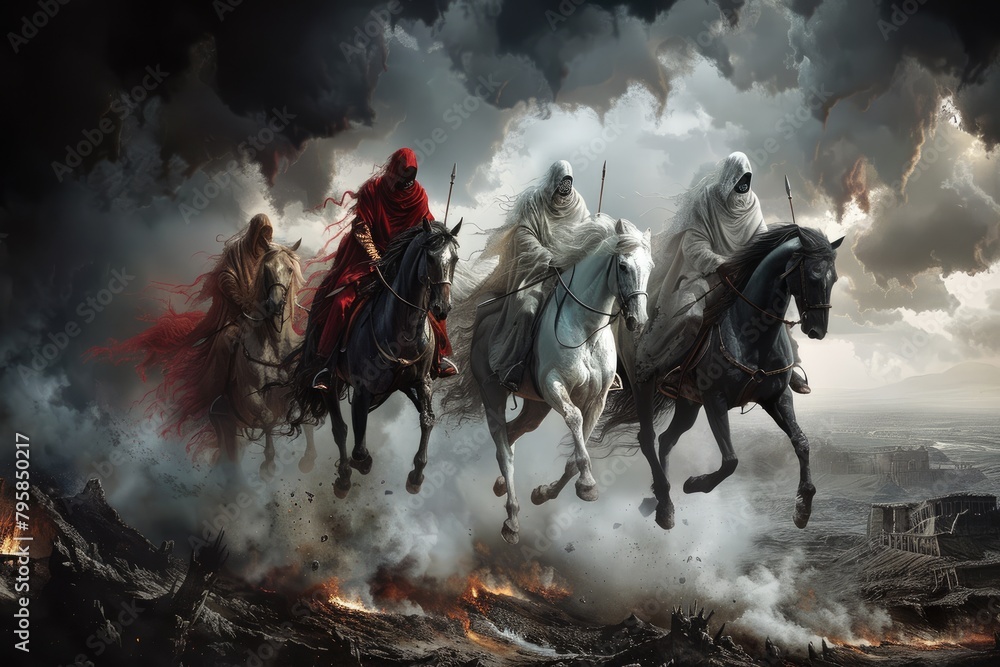 Apocalyptic quartet: 4 horsemen of the apocalypse - the mythical ...