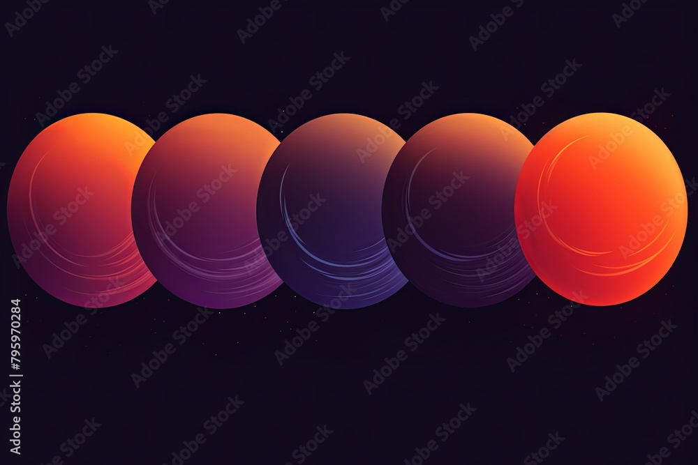 Radiant Solar Eclipse Gradients: Enigmatic Eclipse Tones Merge Stock ...