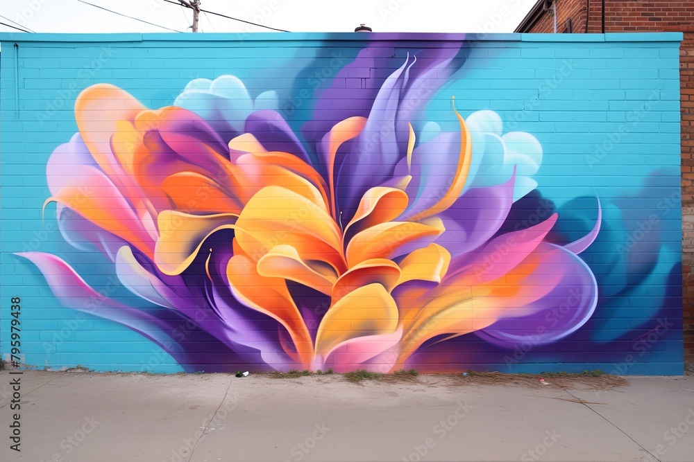 Vibrant Graffiti Wall Gradients: Bold Spray Paint Color Showcase Stock ...