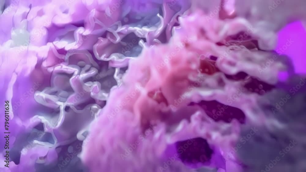 An electron microscope image of the Golgi apparatus a stack of ...