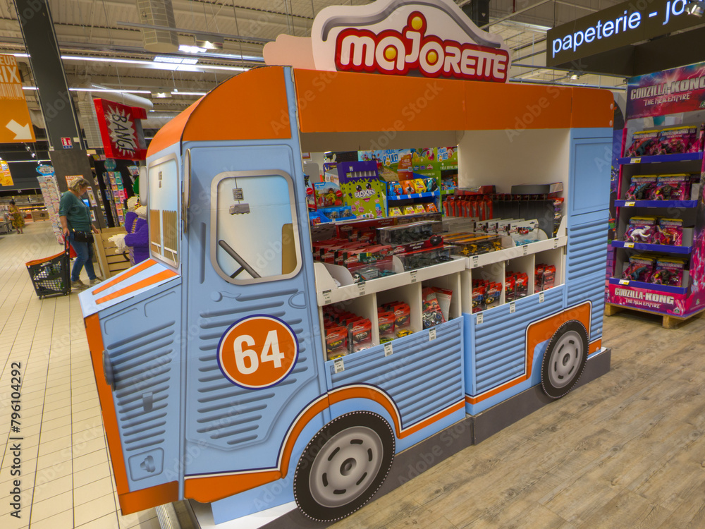 majorette display like citroen type h van diecast toy french collection ...