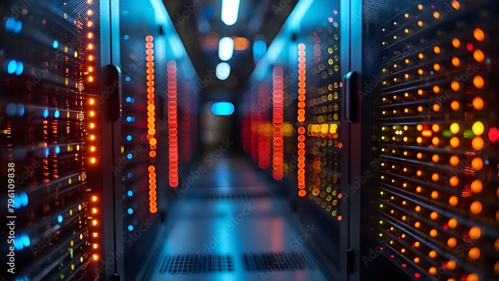 Visual representation of G network switch with customizable modular ...