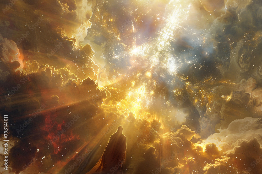 Paladin at the pinnacle of glory, a vigilant paragon of splendor ...