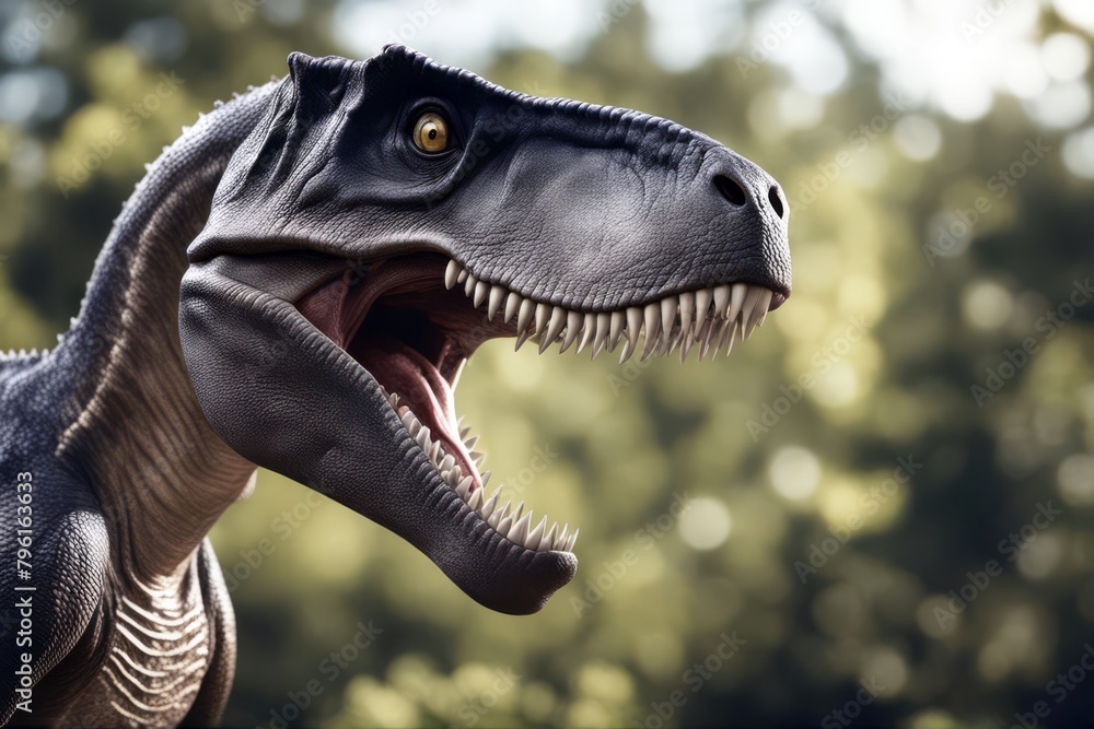 'render allosaurus 3d background white three-dimensional ancient animal ...