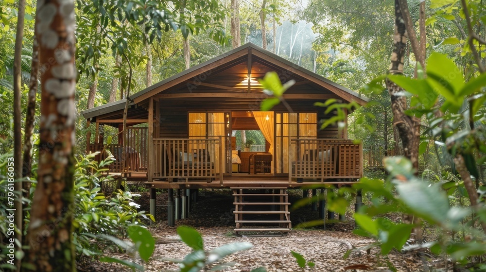Immerse yourself in the tranquility of nature as you drift off to sleep ...