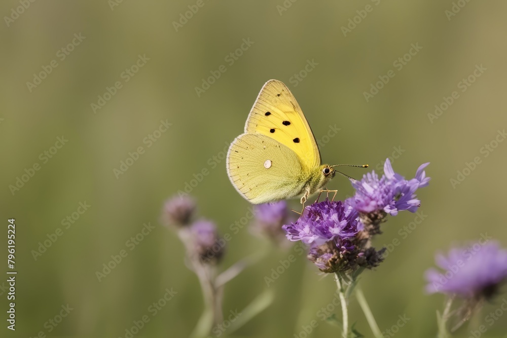 'colias croceus yellow clouded flight dark flying motion moving glide ...