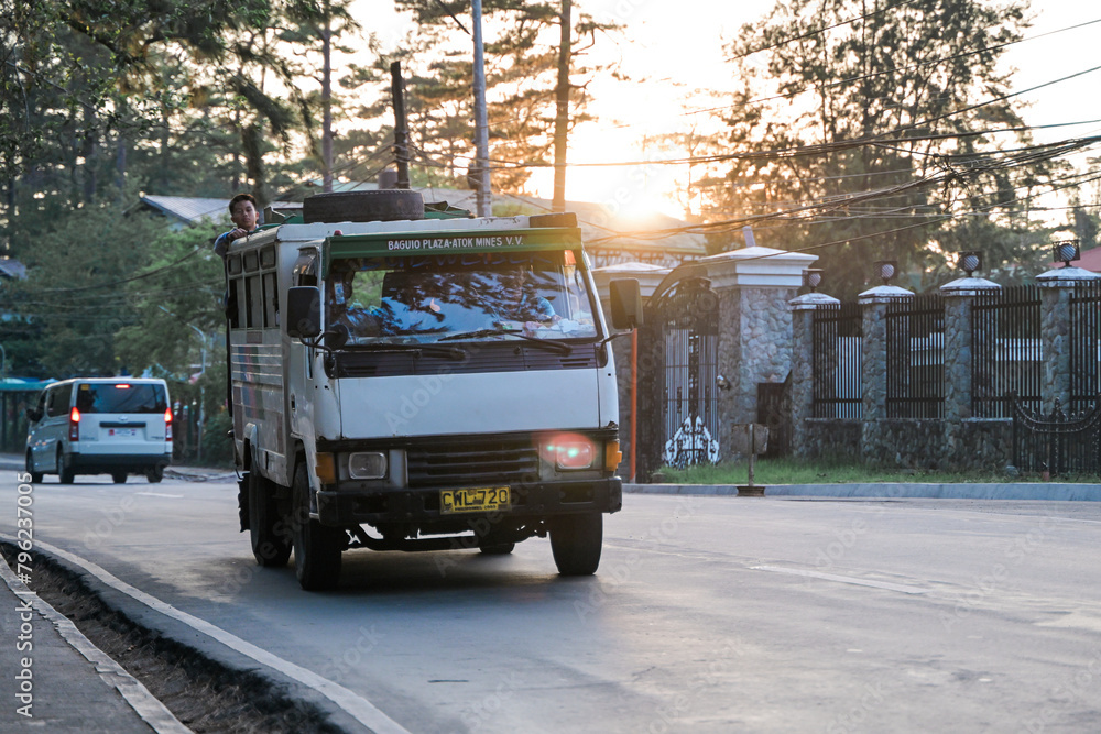 Baguio, Benguet, Philippines - April 1, 2024 - Traditional Jeep Jeepney ...