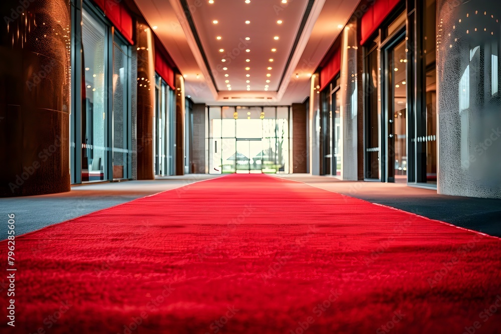 Stunning red carpet entrance with stars leading into lobby. Concept Red ...