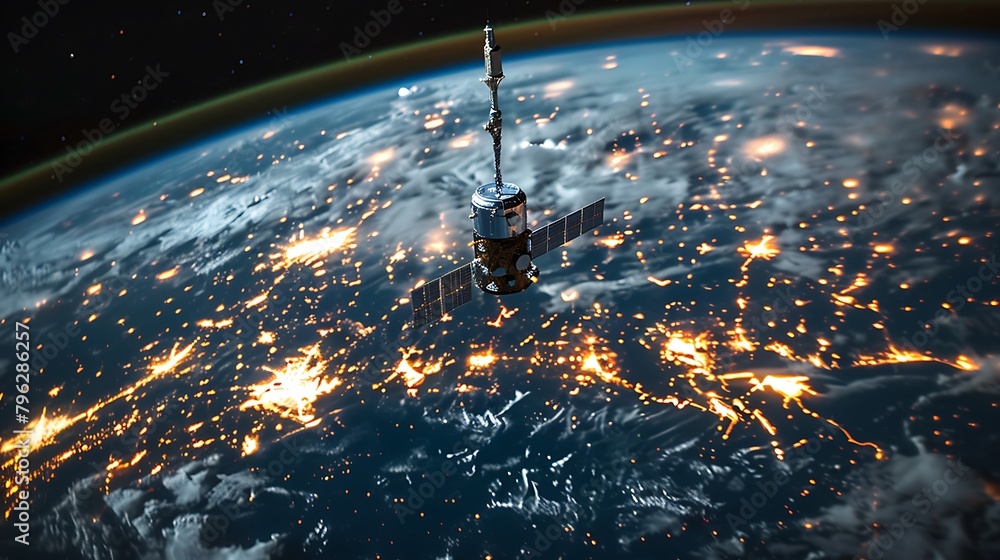 Create a high-resolution digital image that showcases a global ...