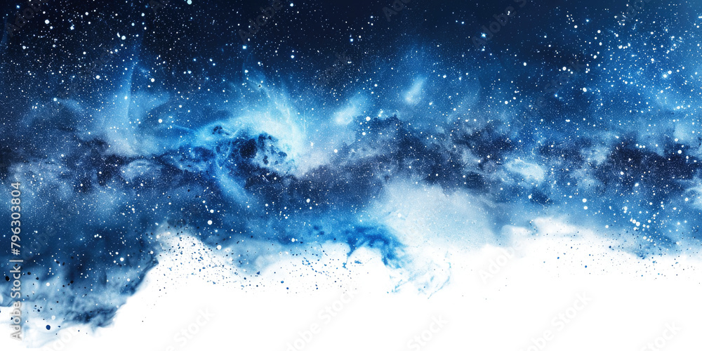 A starry night sky effect isolated on transparent background. Stock ...