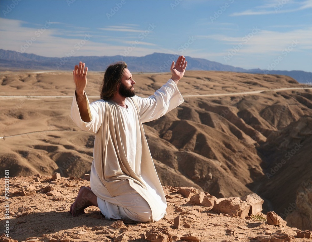 jesus, pray, stand, testament, faithful, father, raised, serenity, soul ...