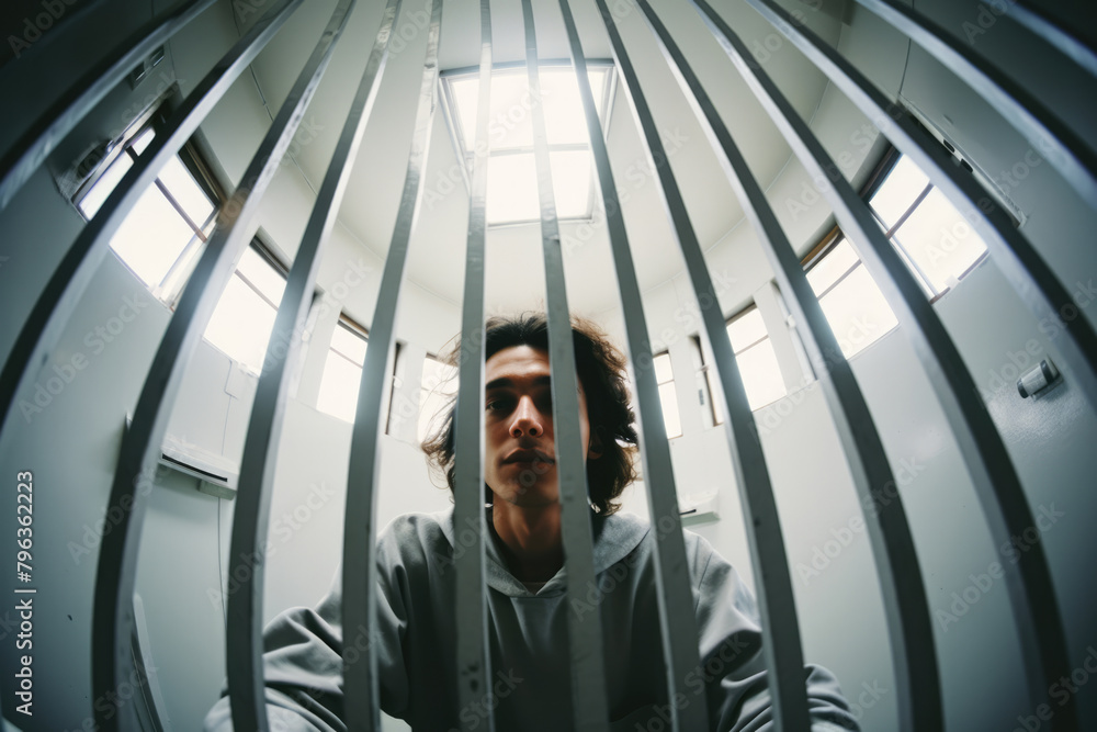 男, 男性, 囚人, 犯罪者, 檻, 刑務所, 犯罪, 処罰, 悪, Man, Male, Prisoner, Criminal, Cage ...