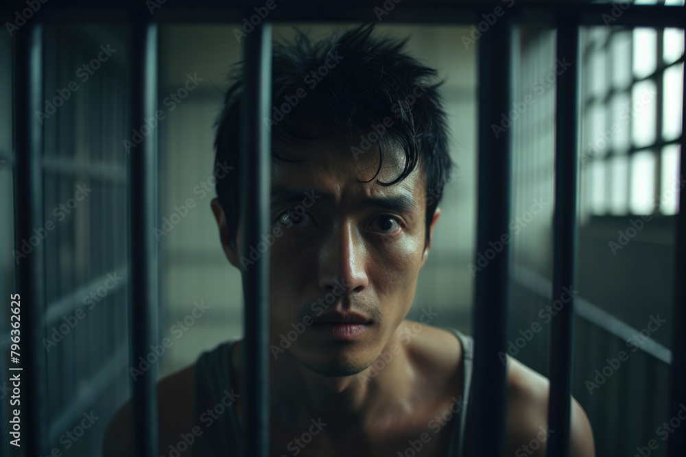 男, 男性, 囚人, 犯罪者, 檻, 刑務所, 犯罪, 処罰, 悪, Man, Male, Prisoner, Criminal, Cage ...
