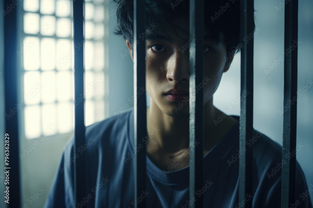 男, 男性, 囚人, 犯罪者, 檻, 刑務所, 犯罪, 処罰, 悪, Man, Male, Prisoner, Criminal, Cage ...