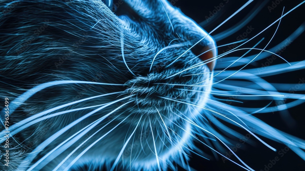 Cat whiskers and sensitive detection circuits mimicking animal ...