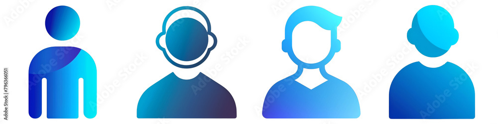 Participant clipart collection, symbol, logos, icons isolated on ...