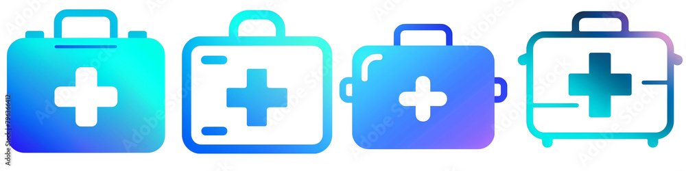 Medical Kit clipart collection, symbol, logos, icons isolated on ...