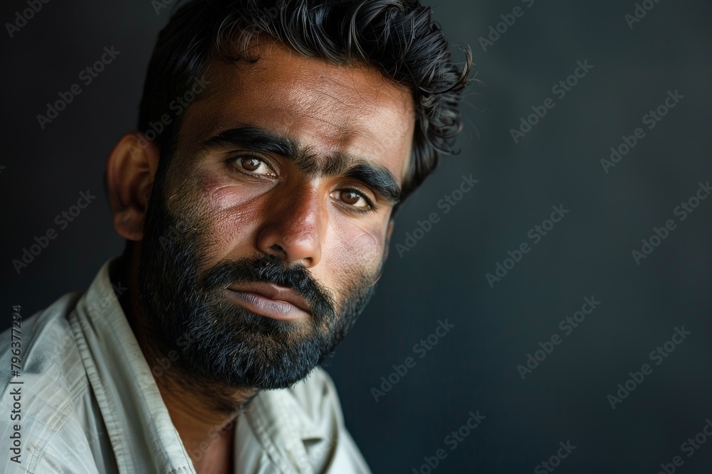 Indian Male Model in a Suit - Stock Image with Clean-Colored Wall - AI ...