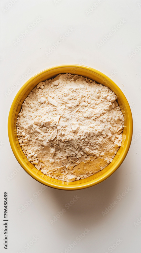 Indulge in the exquisite allure of almond powder captured in this ...