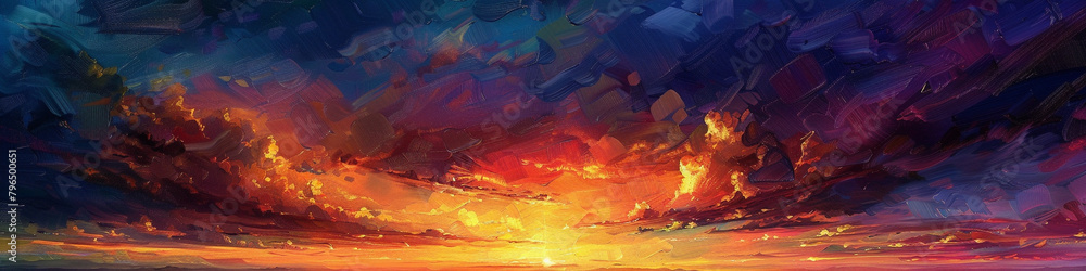 Absorb the breathtaking beauty of a sunrise gradient, as the sky ...