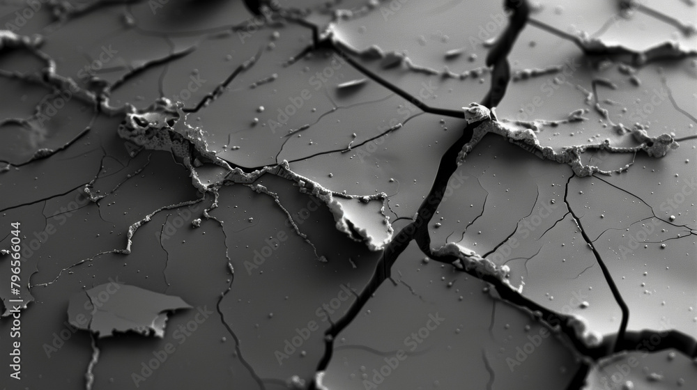 An electron microscopic image shows the surface of a supercapacitor ...