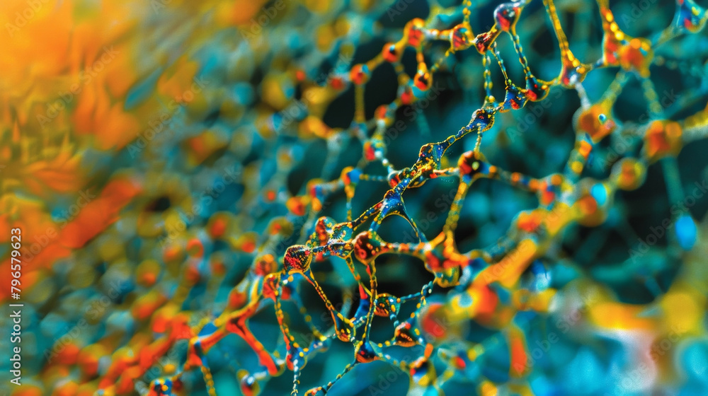 Another image shows a crosssectional view of the polymer revealing the ...