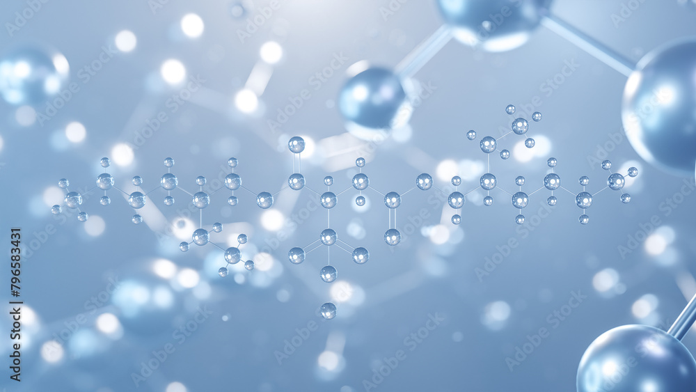 docusate sodium molecular structure 3d, organic sodium salt, structural ...