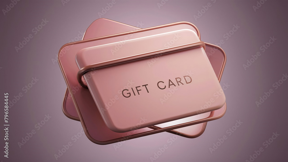 Gift card, blanck card, ideal packaging design for online sales card ...