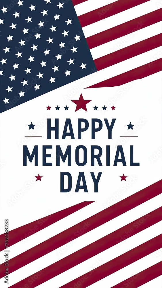 Memorial Day, Memorial Day Poster. Us memorial day design, Happy ...
