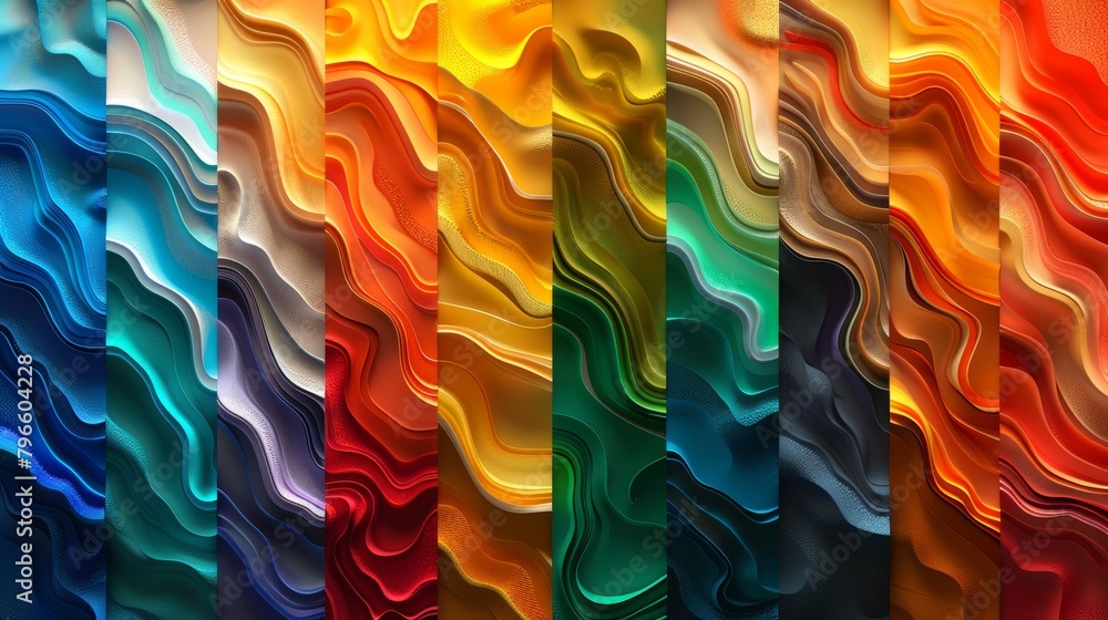 A collection of abstract endless backgrounds suitable for social media ...