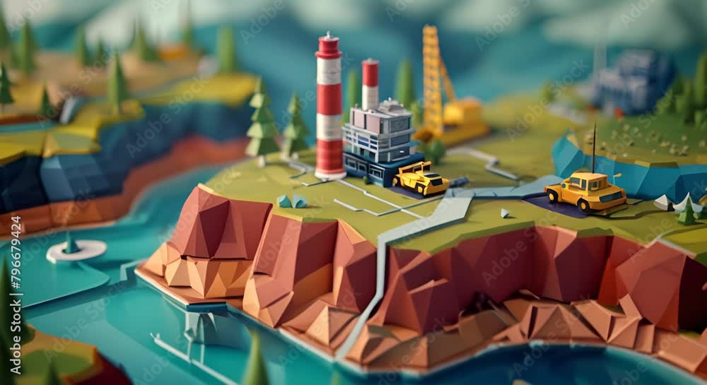 Animated exploration of oil and gas reservoir formation and the ...