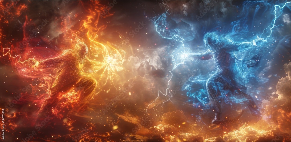 In a magical duel between two rival sorcerers the skies darken and the ...