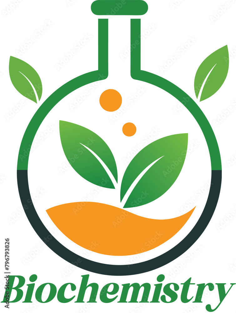 Biochemistry Logo | Bioctechnology Logo | Biological Logo Stock Vector ...
