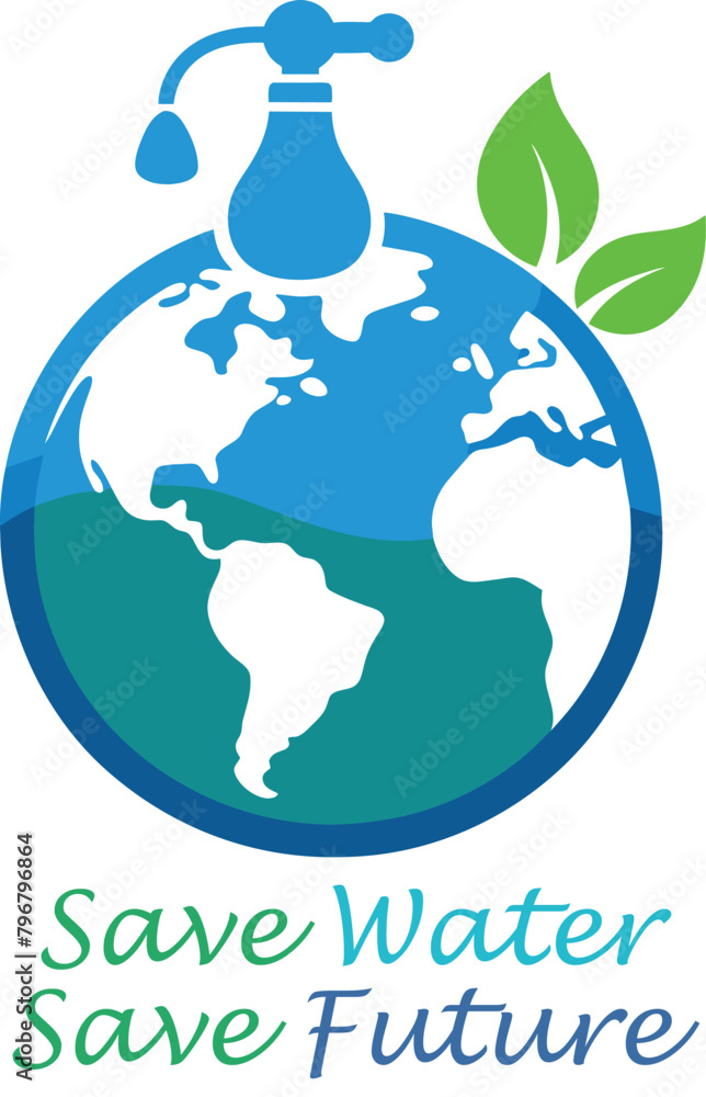 Vetor De Save Water Day Vector Save Water Poster Save Earth Day