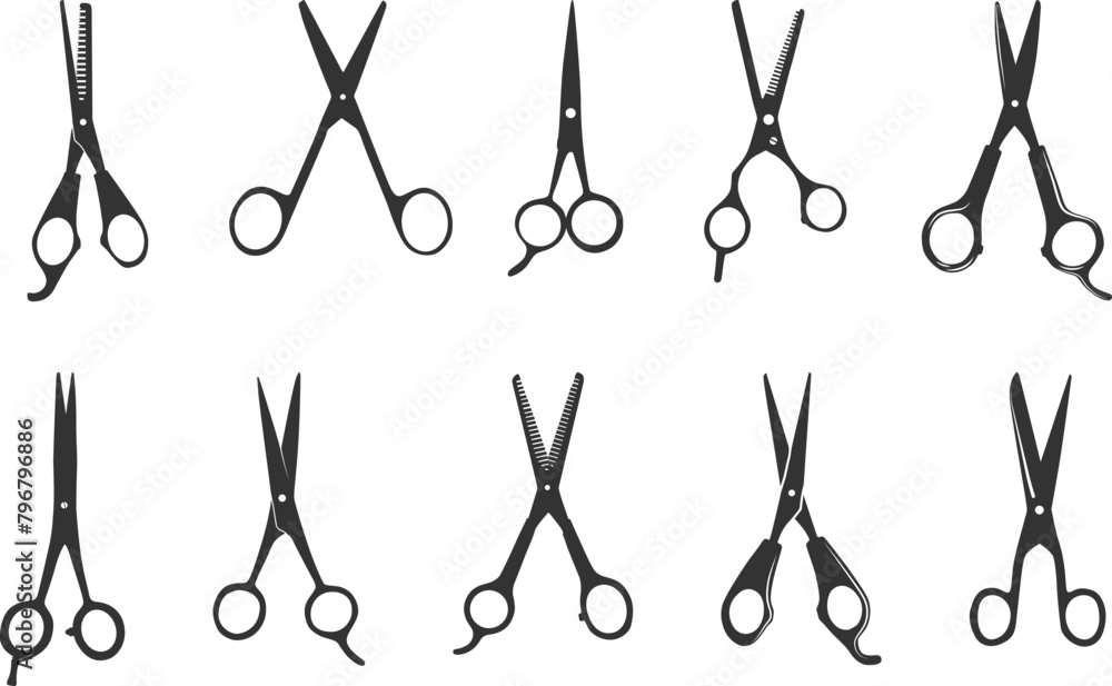 Barber scissors silhouette, Scissors silhouette, Barber scissors svg ... Barber scissors silhouette, Scissors silhouette, Barber scissors svg ...