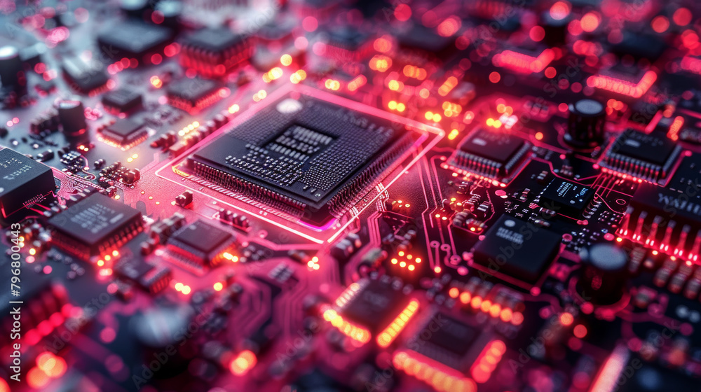 ภาพประกอบสต็อก Wallpaper featuring a detailed illustration of a glowing ...