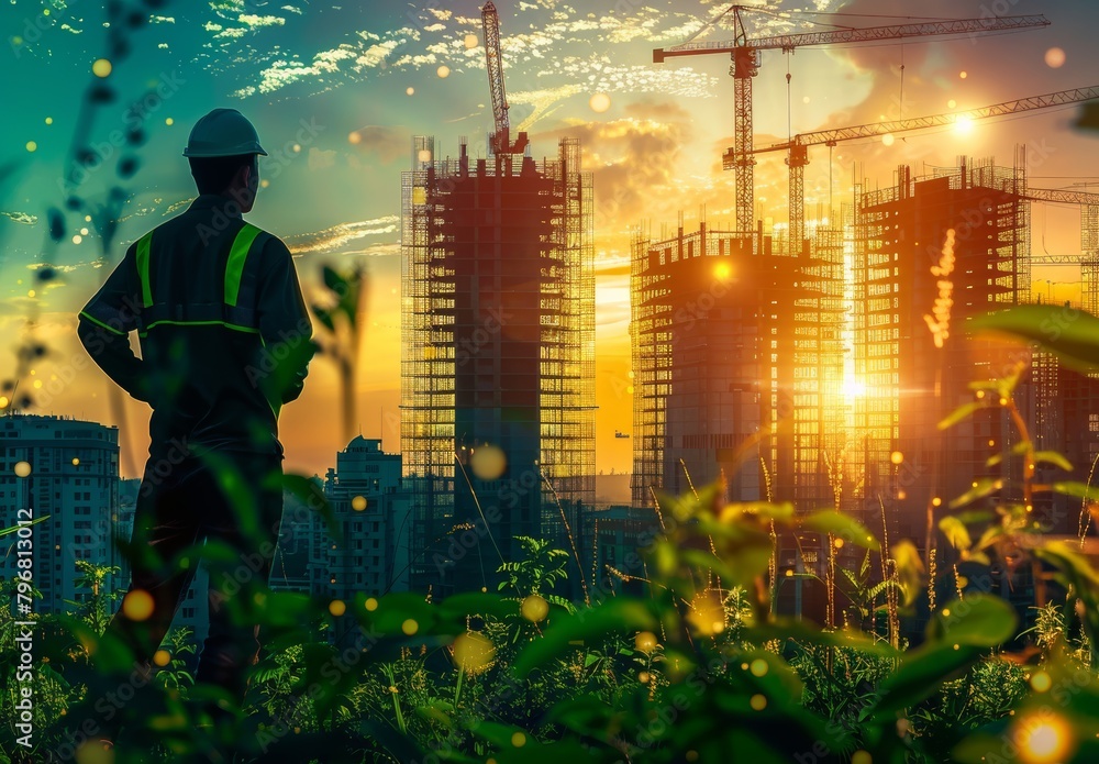 Creative graphic design showcases innovative architecture, civil ...