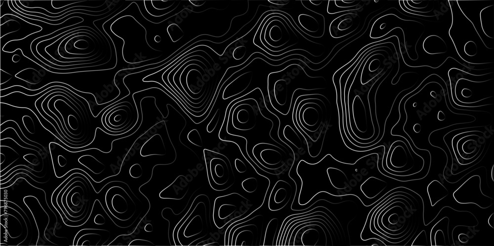 Contour map wavy background. Abstract Geographic Gradient line mountain ...