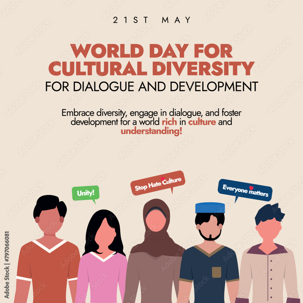 World day for Cultural diversity for dialogue and development. 21 may ...