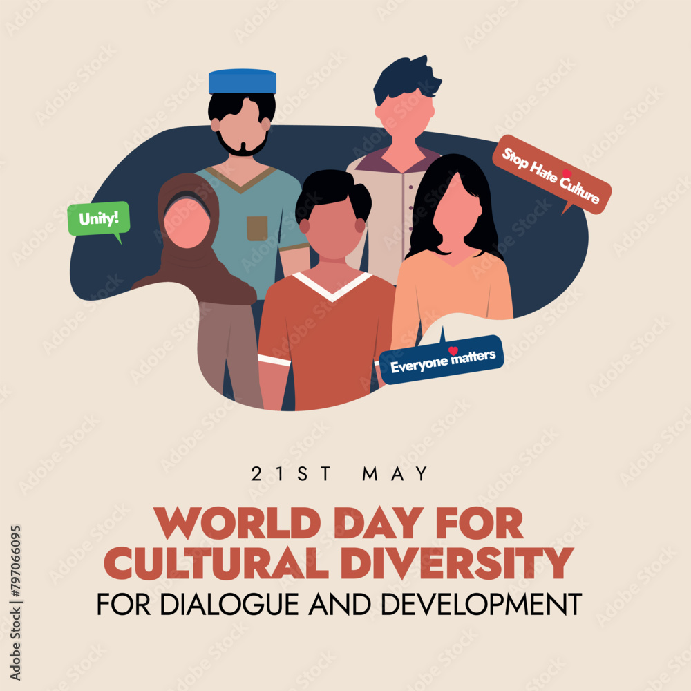 World Day for cultural diversity for dialogue and development. 21st May ...