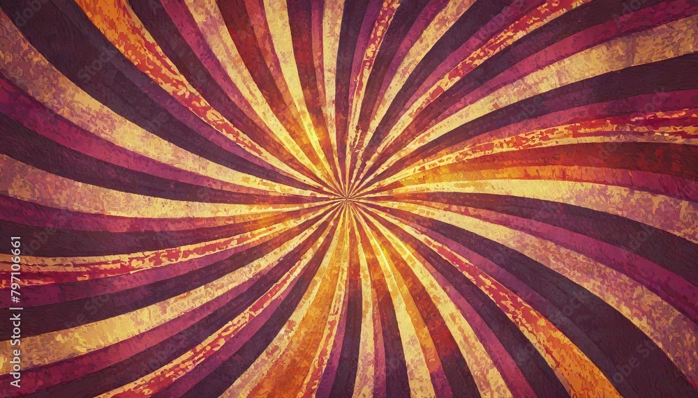 retro starburst sunburst background pattern and grunge textured vintage ...