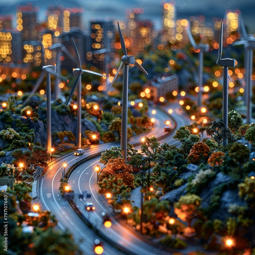 Tilt-Shift Clean Energy: Use tilt-shift photography techniques to ...