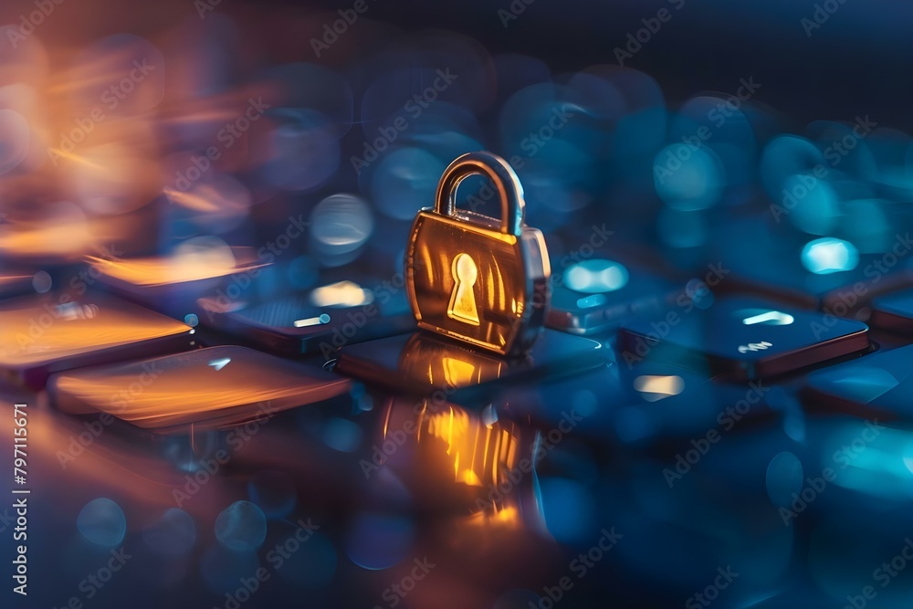 Protect business data with cybersecurity measures like encryption to ...