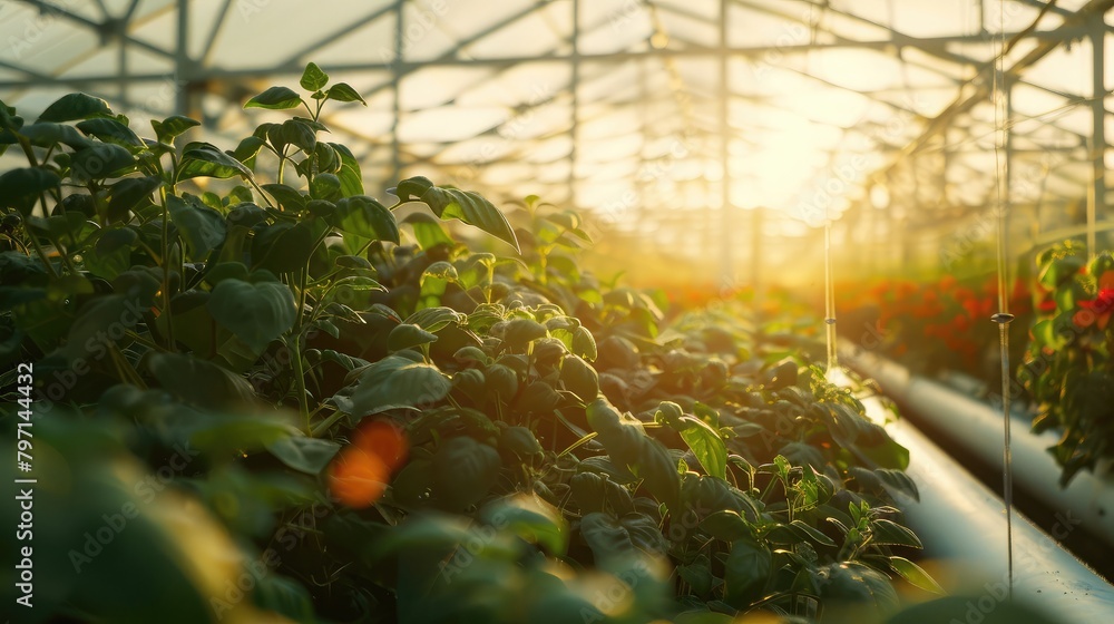 Smart greenhouses equipped with sensors and actuators for automated ...
