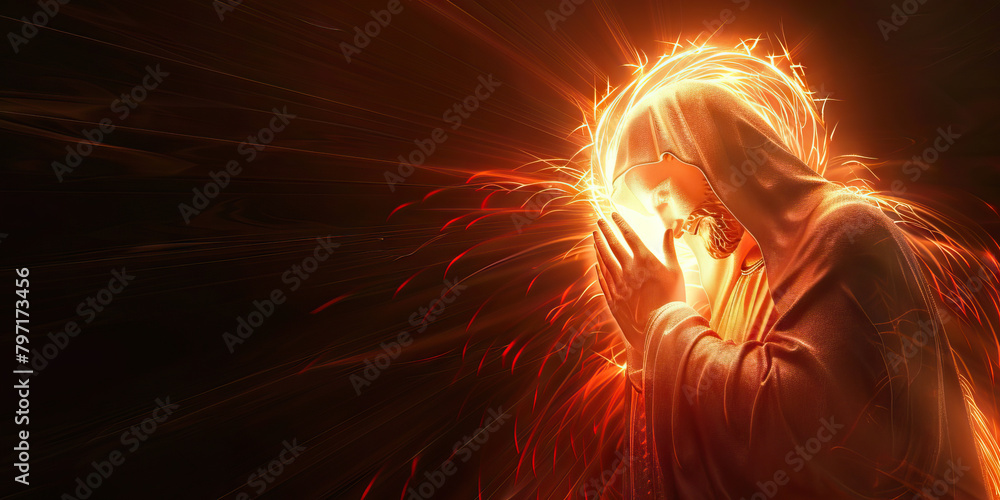 Divine Mercy: Embracing Forgiveness and Redemption Stock Illustration ...