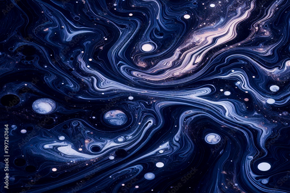 Pastel black liquid painted marble gradient mixing ink pattern ...