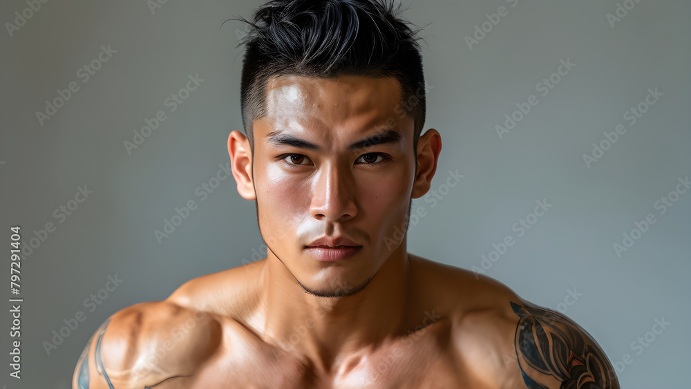 Athletic Precision Undercut Style for Muay Thai Fighter, Combat ...